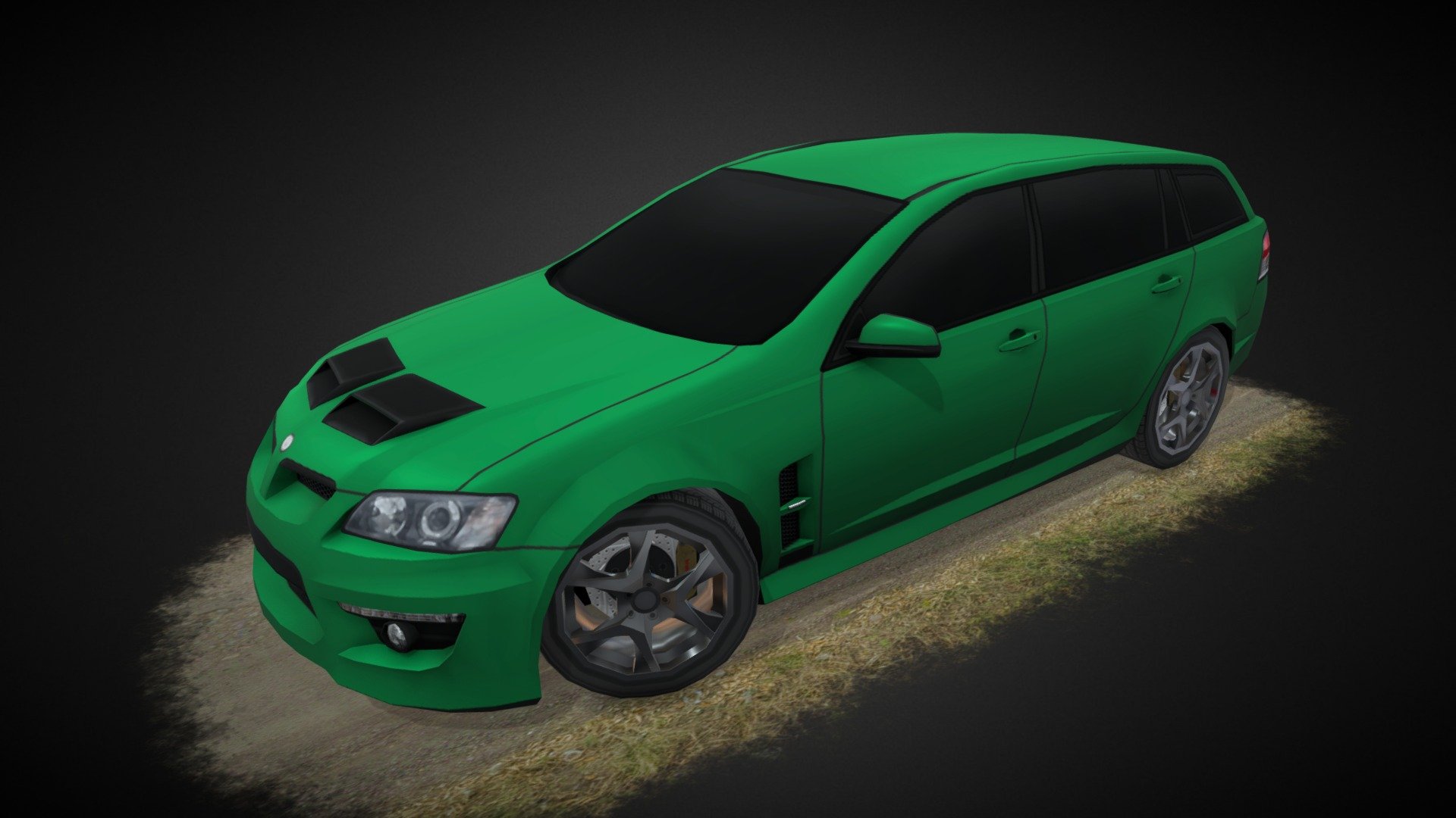Holden VZ Clubsport Wagon - 3D model by Devsanterr [8fa1014] - Sketchfab