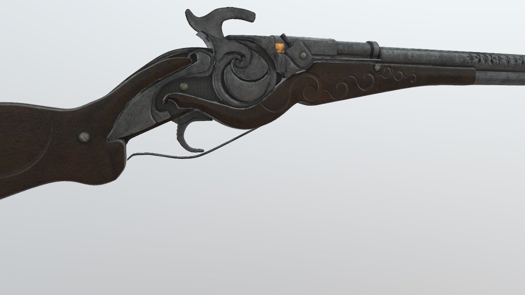 Gun - 3D model by parratte.cloe [8fa2e84] - Sketchfab