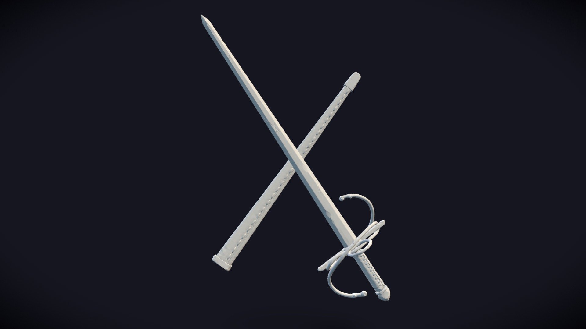 Rapier - 3D model by Eric Schmitz (@ericschmitz) [8fa32db] - Sketchfab