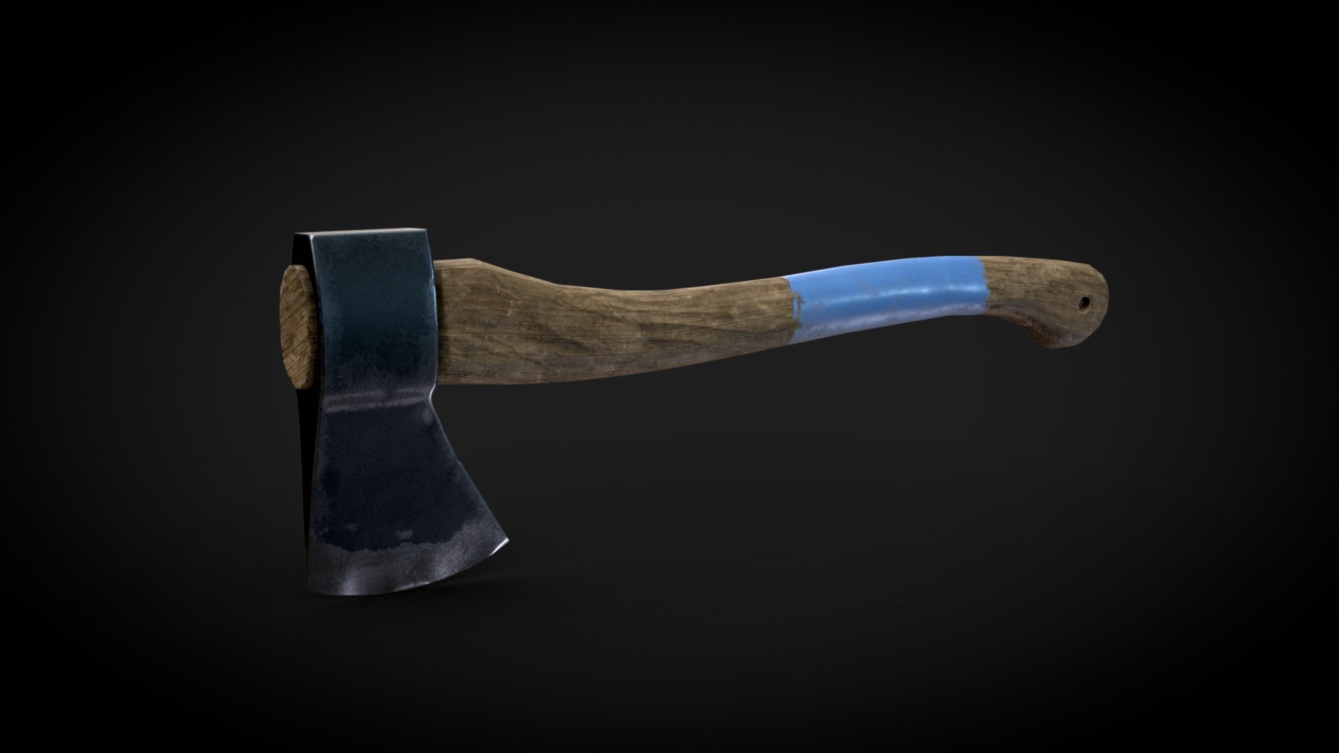 Small survival axe - Download Free 3D model by GameDev Nick ...