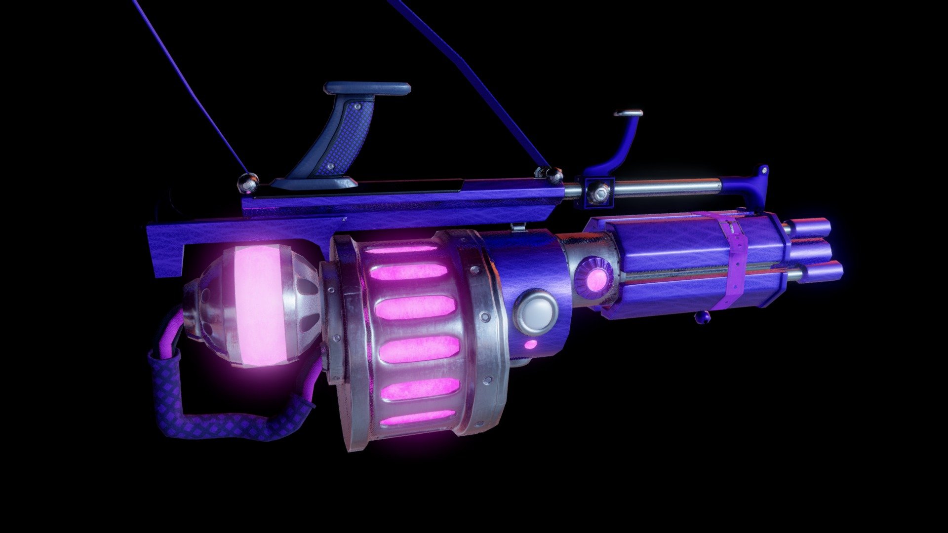 MiniGun Custom Jinx - 3D model by JPrian94 [8fa3637] - Sketchfab