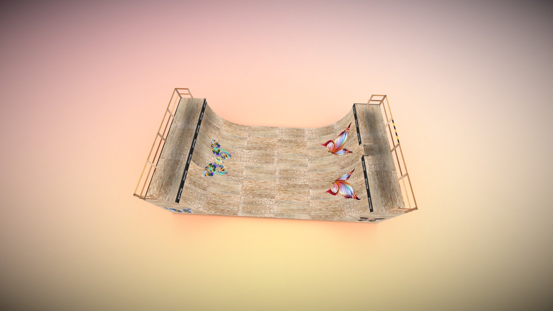 Dig4780C Skating Halfpipe Assignment 2 - Download Free 3D model by ...