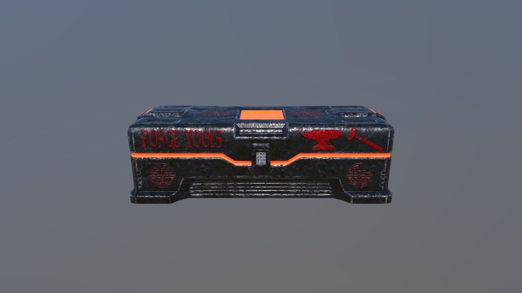 Iron Crate - 3D model by leopompeu [8fa3a93] - Sketchfab