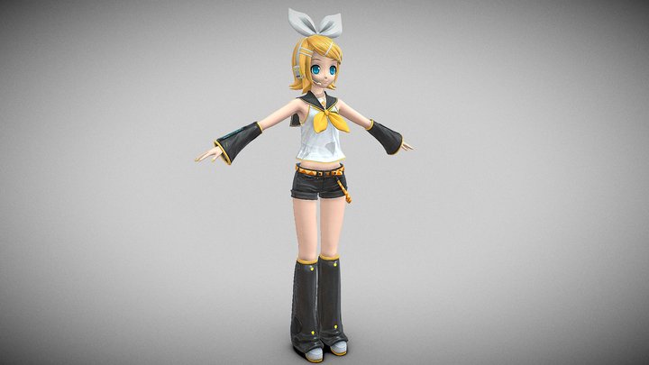 Vocaloid 3D models - Sketchfab