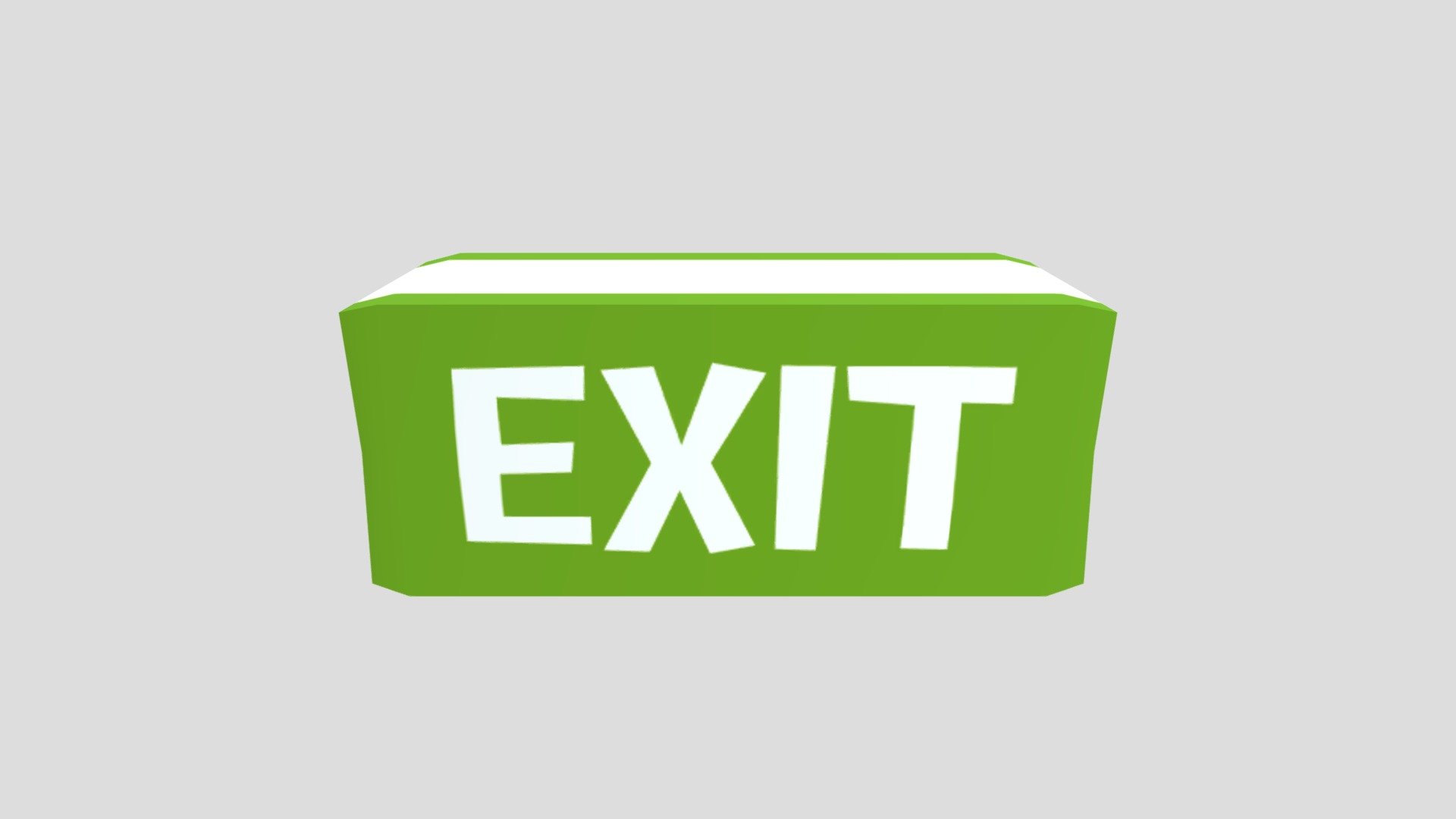 exit_sign - 3D model by Wrattboy2011 [8fa5536] - Sketchfab