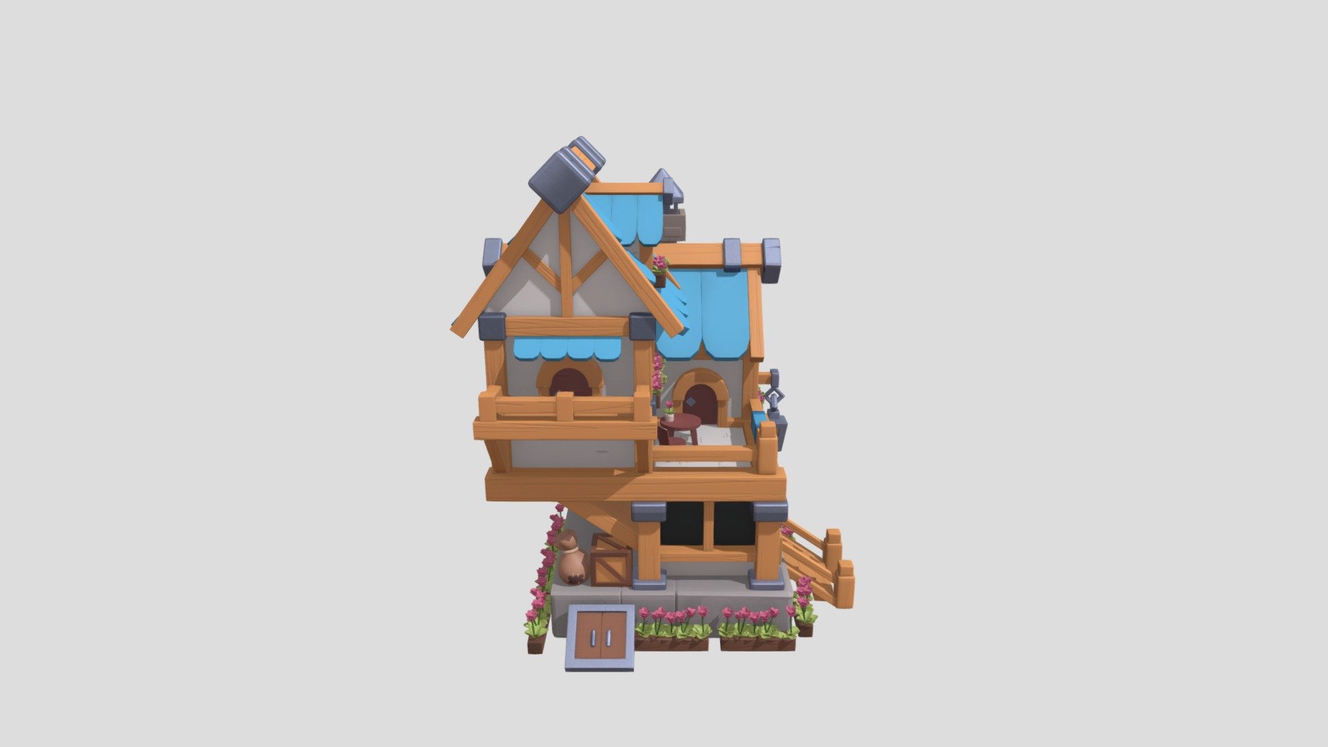 Shack - 3D model by GohYuHui [8fa6aa3] - Sketchfab