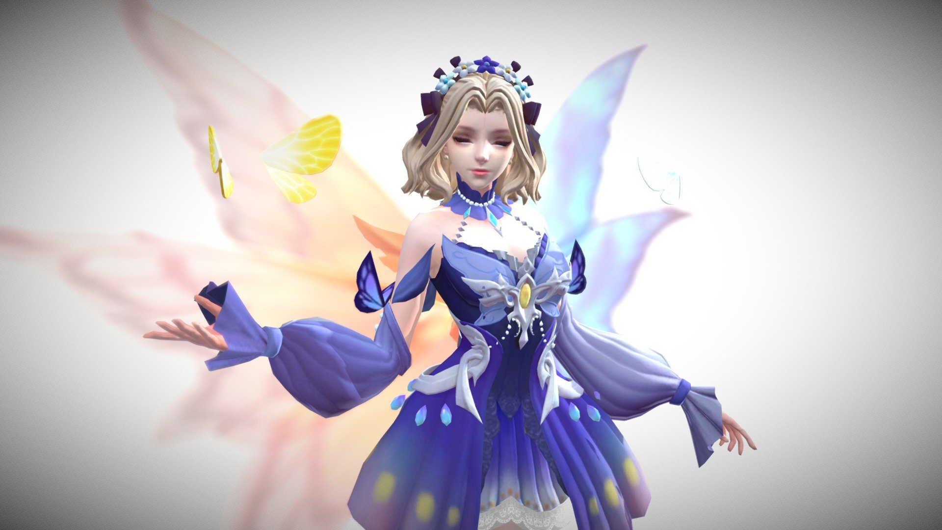 Lunox - Butterfly Seraphim - Download Free 3D model by Maxell A ...