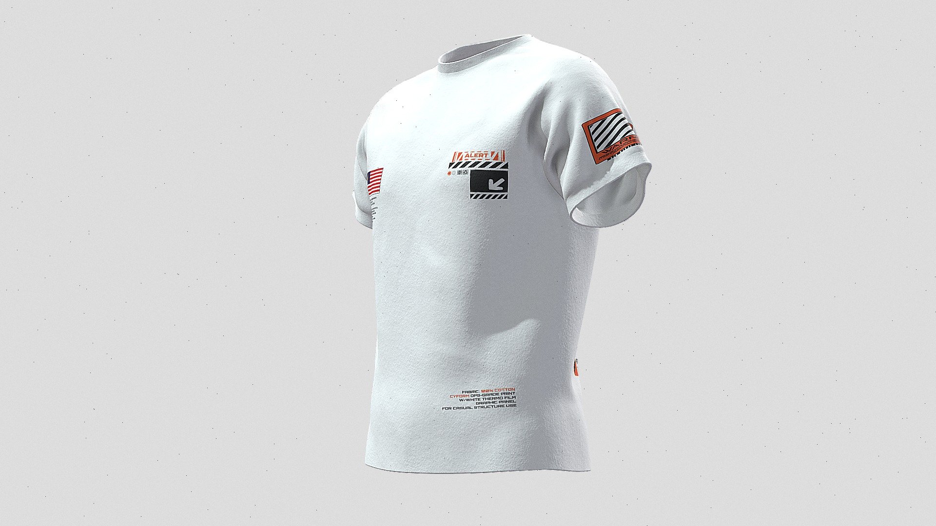 CYFORM CFX T-SHIRT #004 - 3D model by cgicyform [8fa919e] - Sketchfab