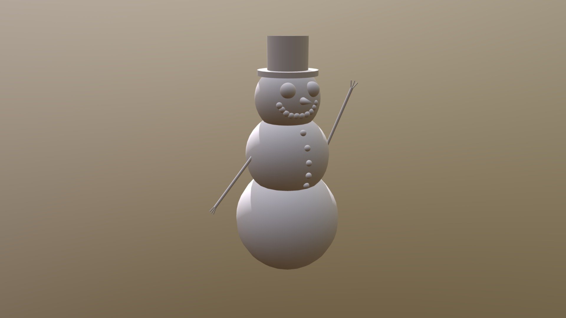 Snowman F - 3D model by fran3903 [8fa961d] - Sketchfab
