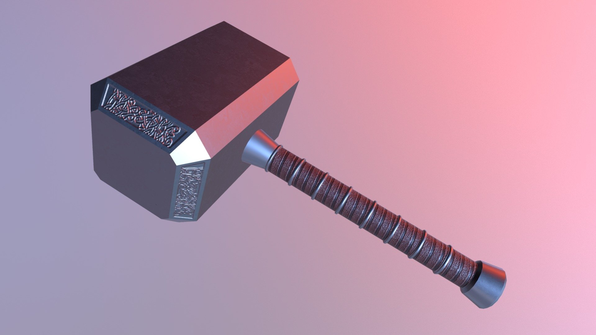 Weapon Mjolnir - 3D model by Todarac [8fa9e2e] - Sketchfab