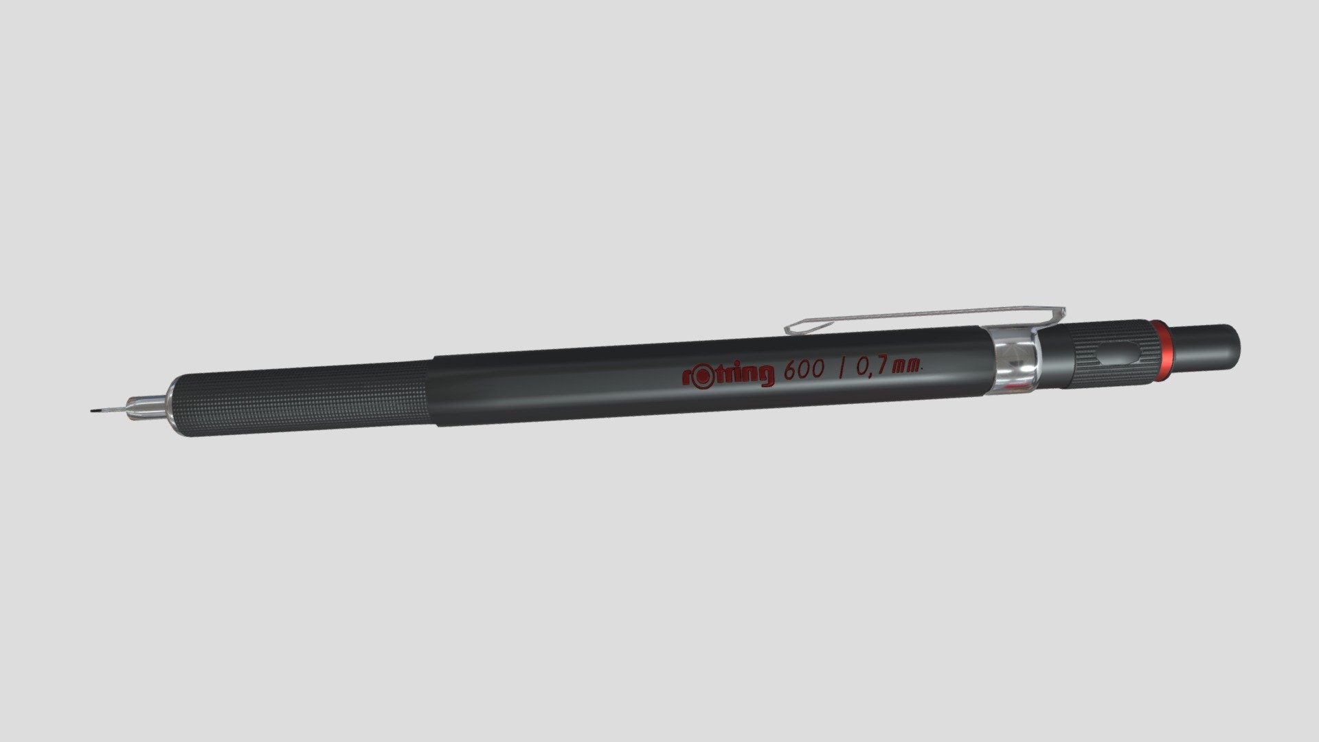 Rotring Mechanical Pencil - Download Free 3D model by chemicalX ...