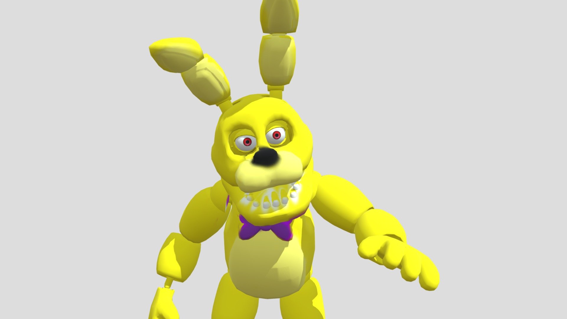 fnaf_ar_golden_bonnie - 3D model by KiriilAnchev The Soroy ...