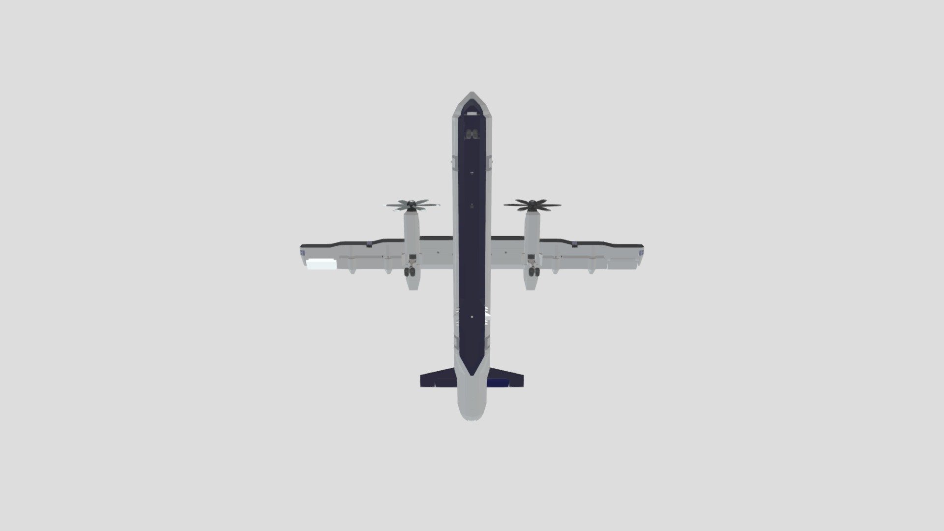 Q400 - Download Free 3D model by RevaX [8faca6e] - Sketchfab