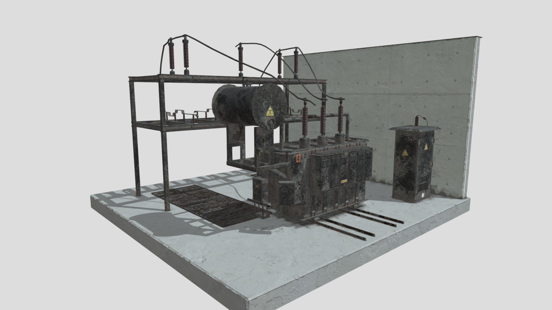 electrical power transformer 36 AM227 Archmodel - Buy Royalty Free 3D model by Evermotion ...