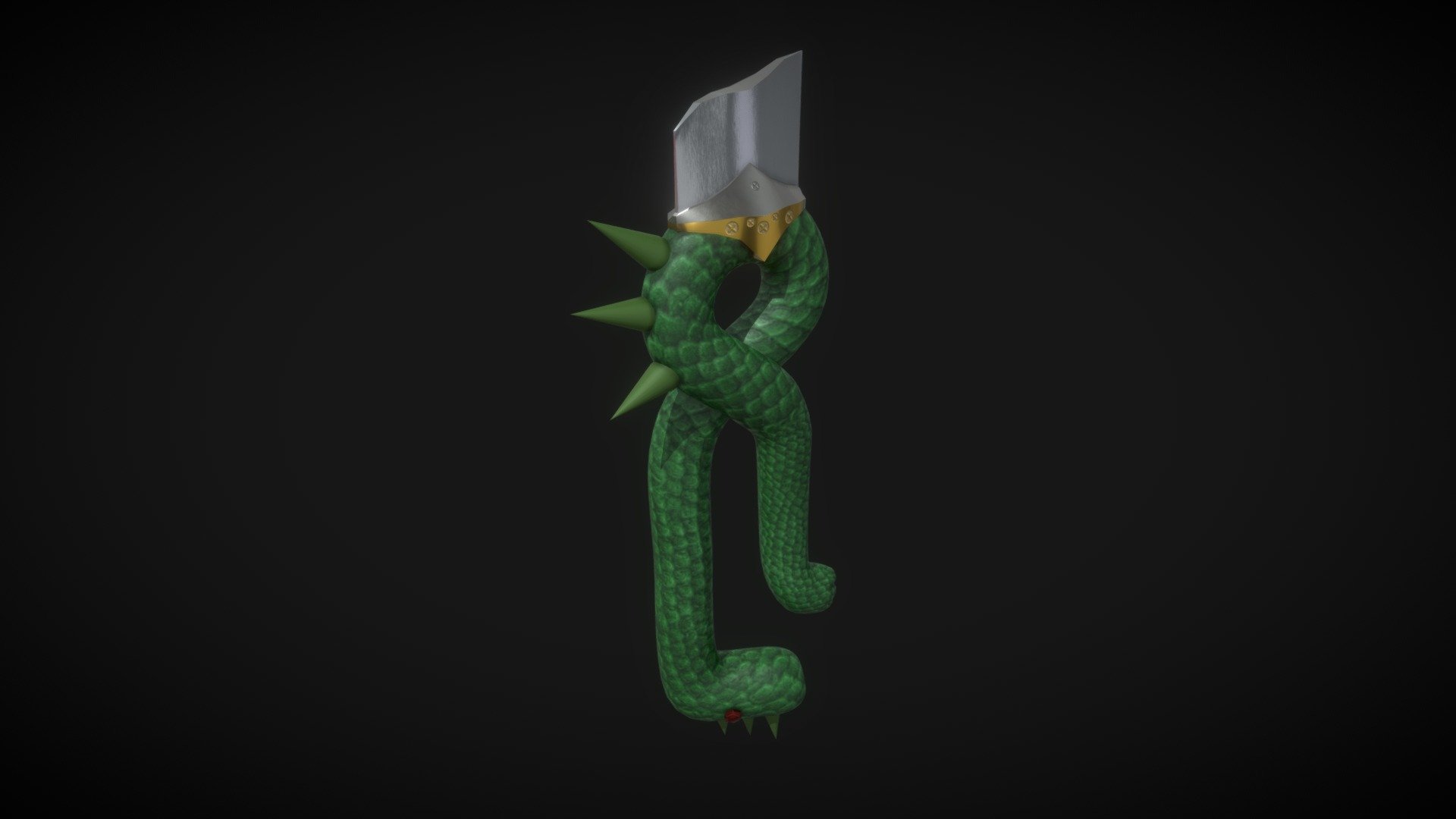 Meliodas' Dragon Handle // Seven Deadly Sins - Download Free 3D model ...