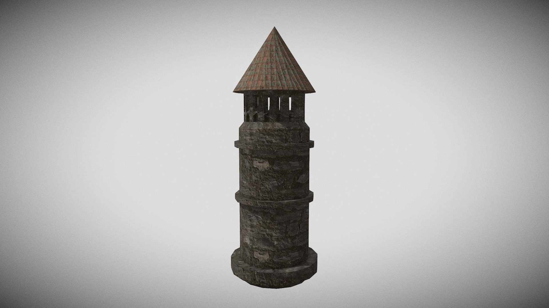 Conical tower - Download Free 3D model by Milad (@m.tousi.1986 ...