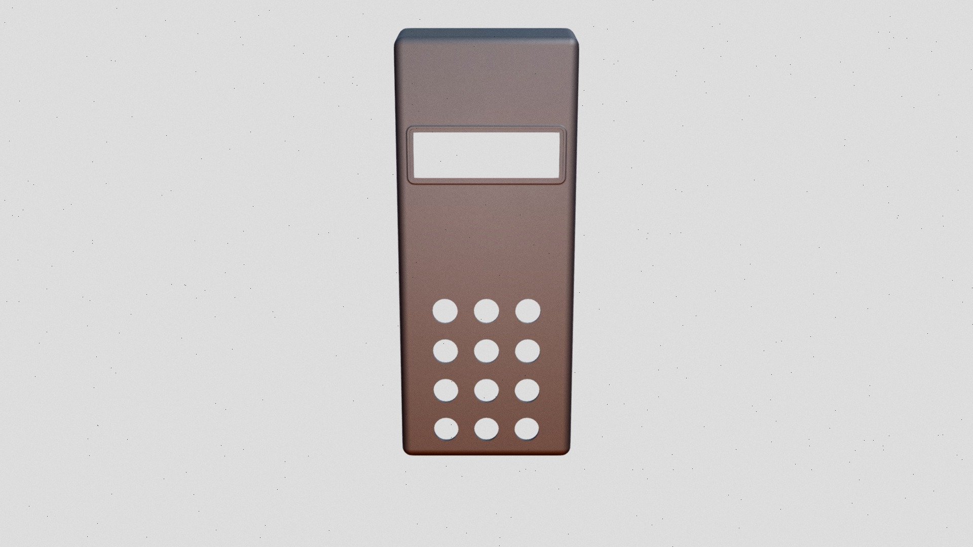 Smart Door Lock Form - 3D model by sohamgada [8fb1c81] - Sketchfab