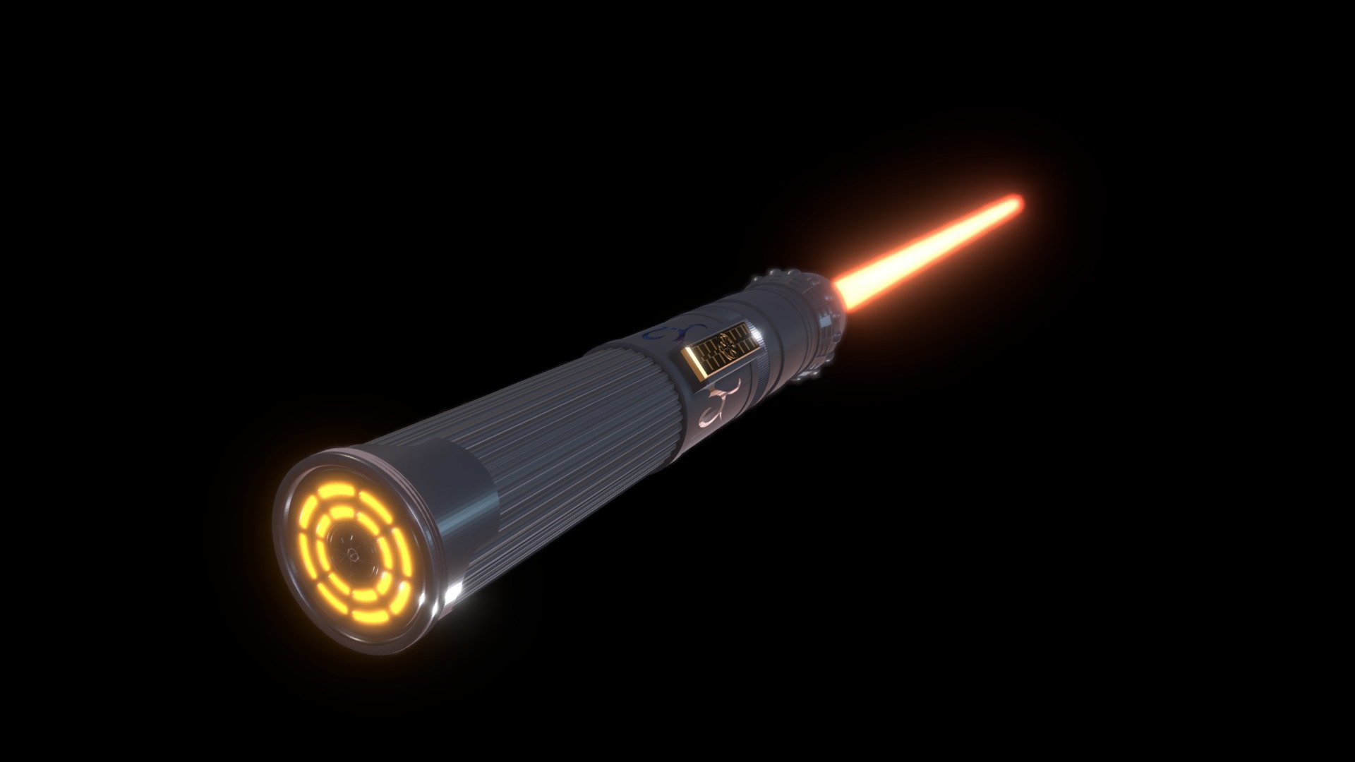 Lightsaber V1 - 3D model by Piotr (@piotrekchorazka) [8fb302b] - Sketchfab