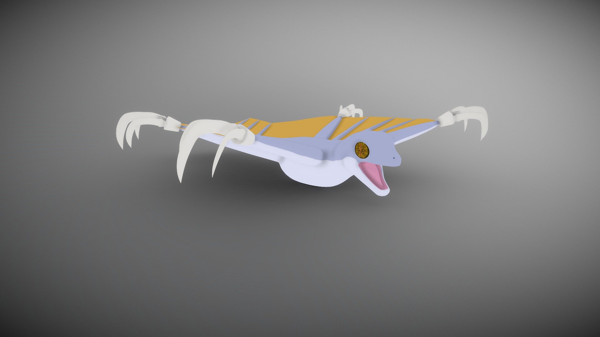 Vampire Gecko - 3D model by LordMillaStudios [8fb30c2] - Sketchfab