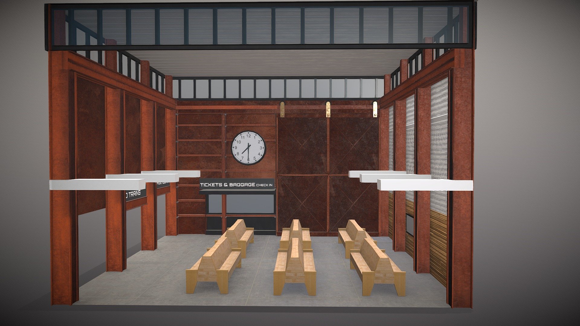 Game Environment Union Station Raleigh - 3D model by pacash1 [8fb6dc8 ...