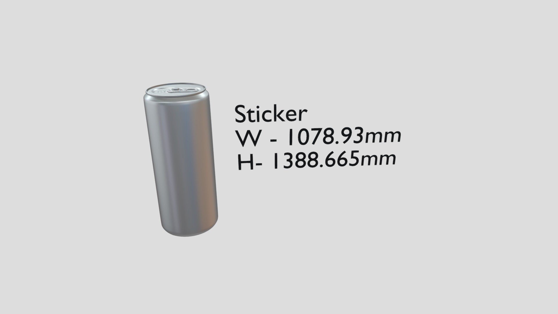 can - 3D model by raidindia [8fb6e15] - Sketchfab