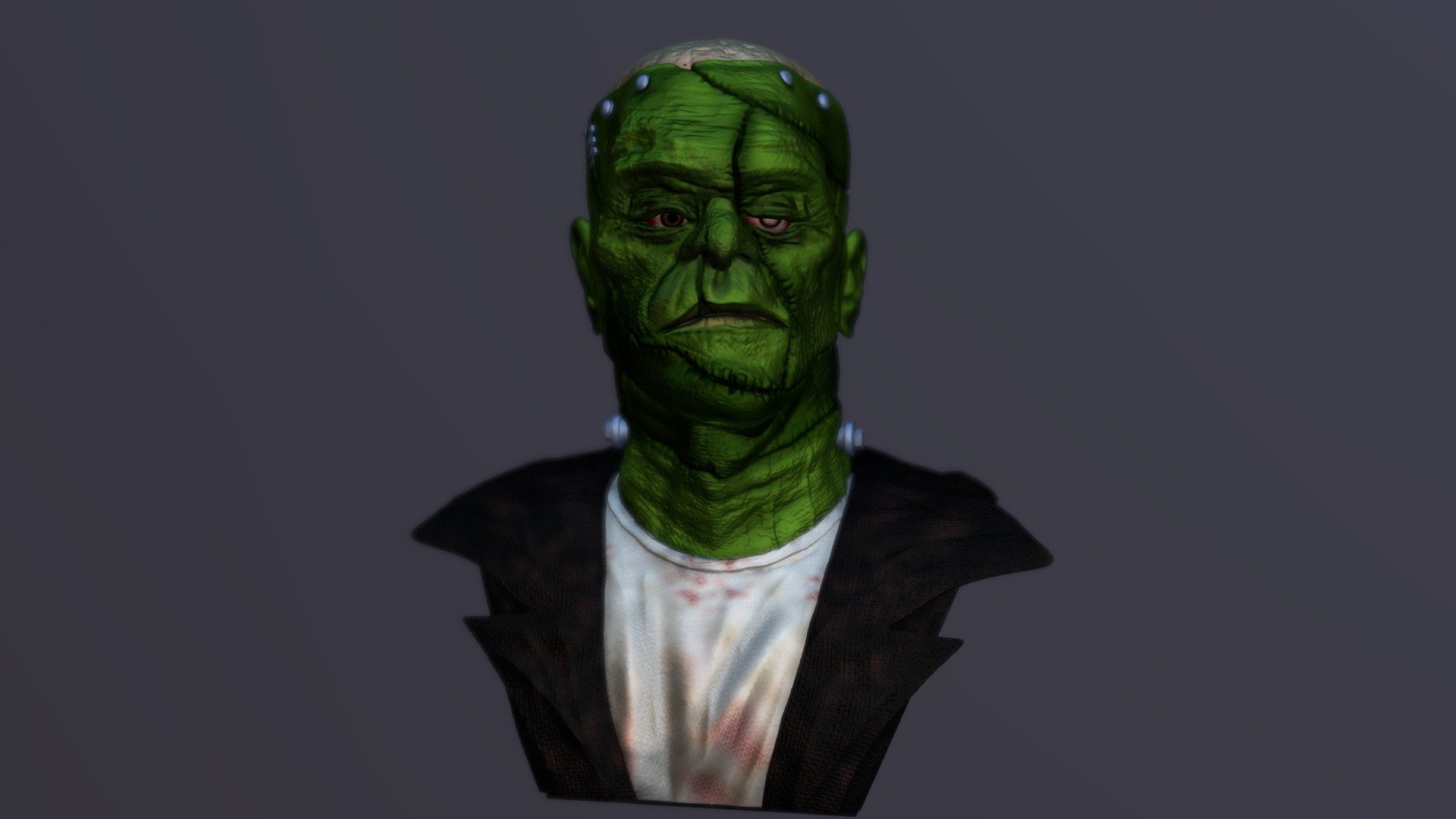 frankenstein bust - 3D model by rafaoliveira3d [8fb7e4e] - Sketchfab