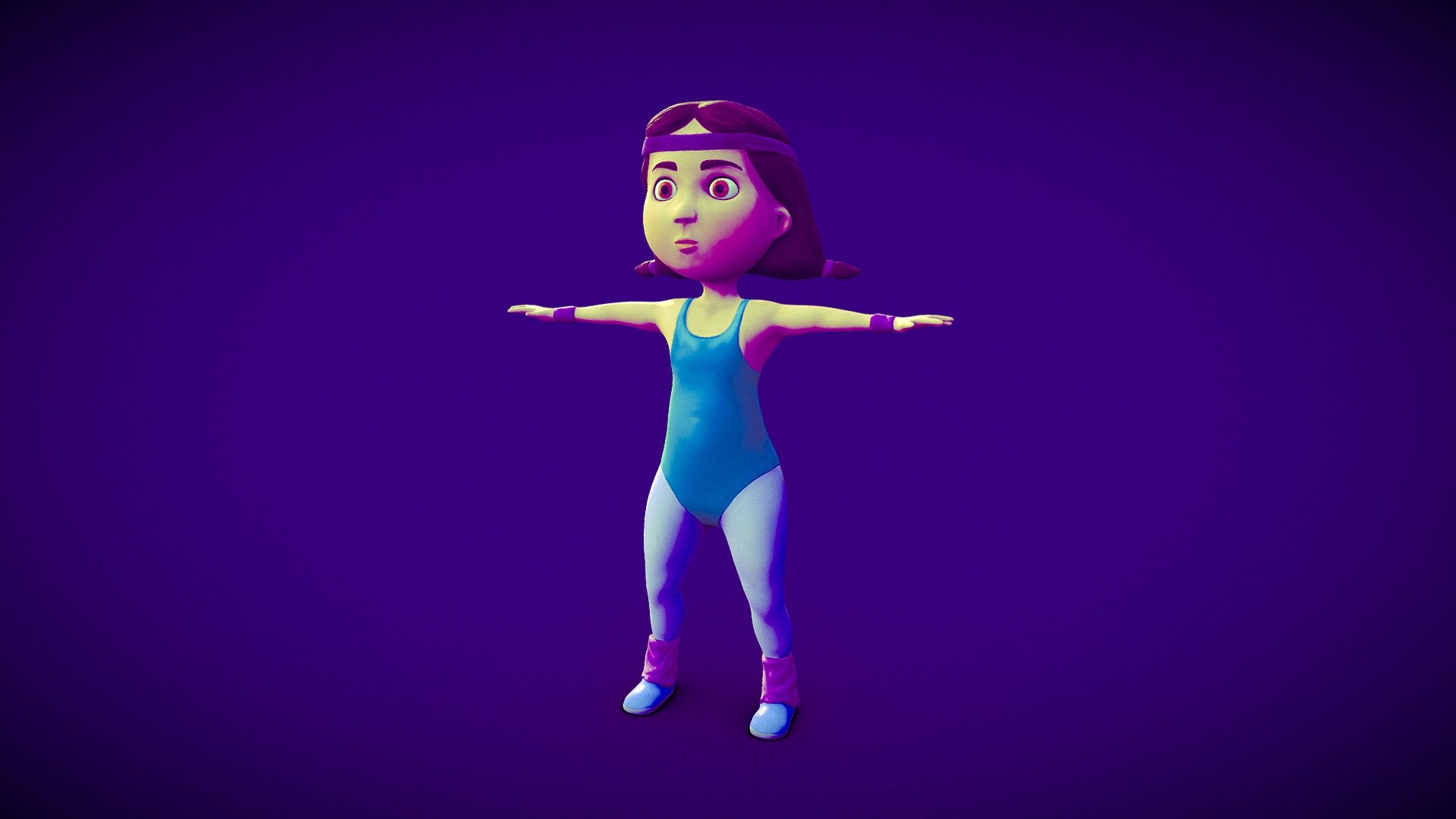 Flashdance_kid - 3D model by supertrouper (@veronica.olivares) [8fb8b8d ...