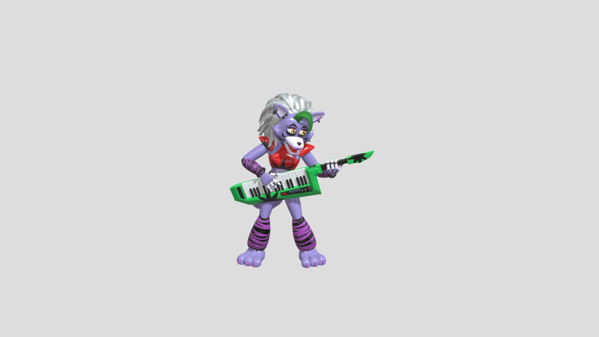 Roxanne_wolf_fnaf_ar_style_kinda - 3D model by ROXY (@baimraya009 ...