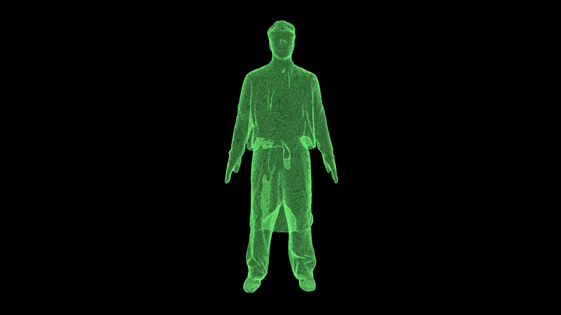 Glowing wireframe - 3D model by 3dify [8fbca47] - Sketchfab