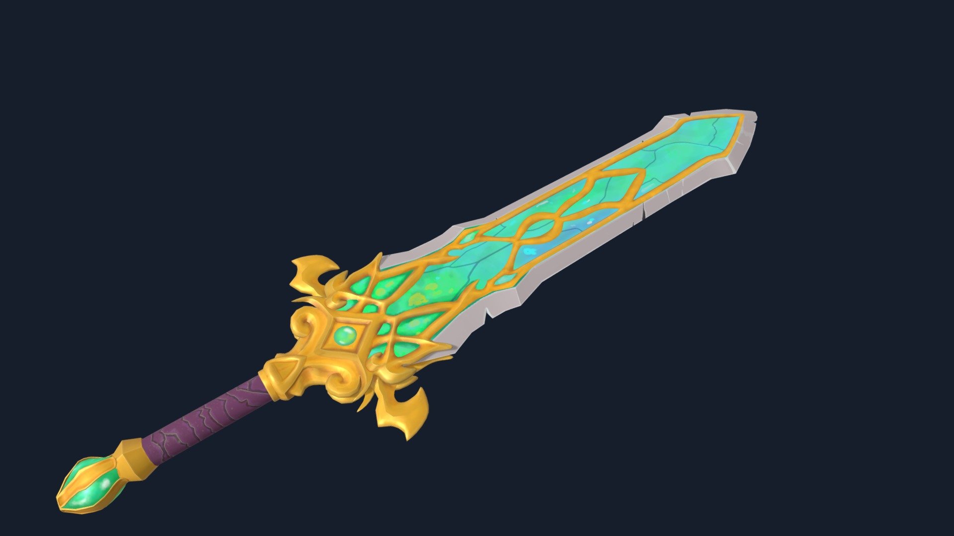 Elven Sword - 3D model by chi3dmodel [8fbcea4] - Sketchfab