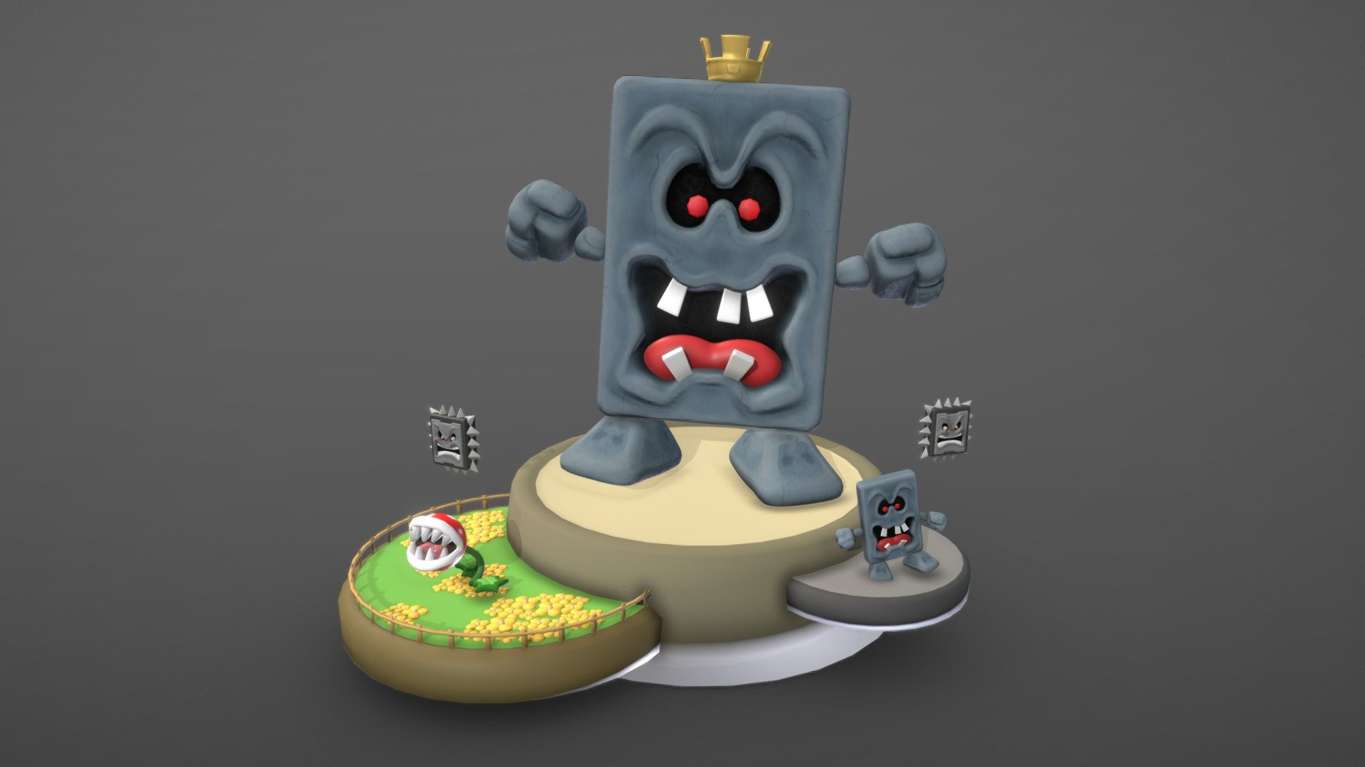 Whomp King - Buy Royalty Free 3D model by Loslolos [8fbda94 ...