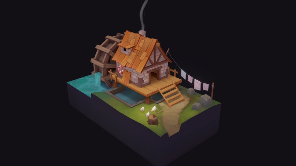Mill - 3D model by Ville Paloheimo (@syyhkynen) [8fbec7b] - Sketchfab