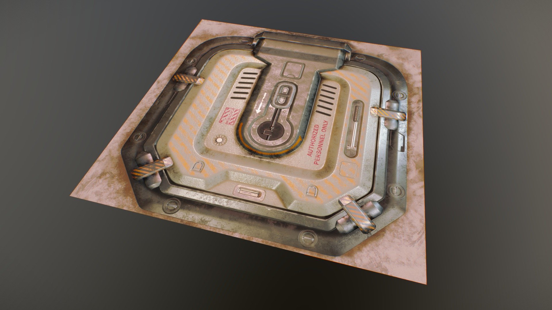 Sci-Fi Hatch - 3D model by Benji (@benjaminghysDAE) [8fbf15d] - Sketchfab