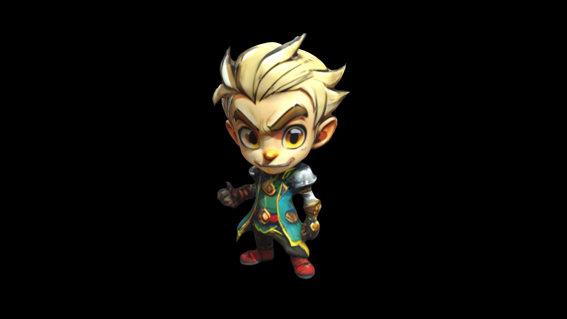 "Confident Young Hero" - Download Free 3D model by klrxyz [8fbf321 ...