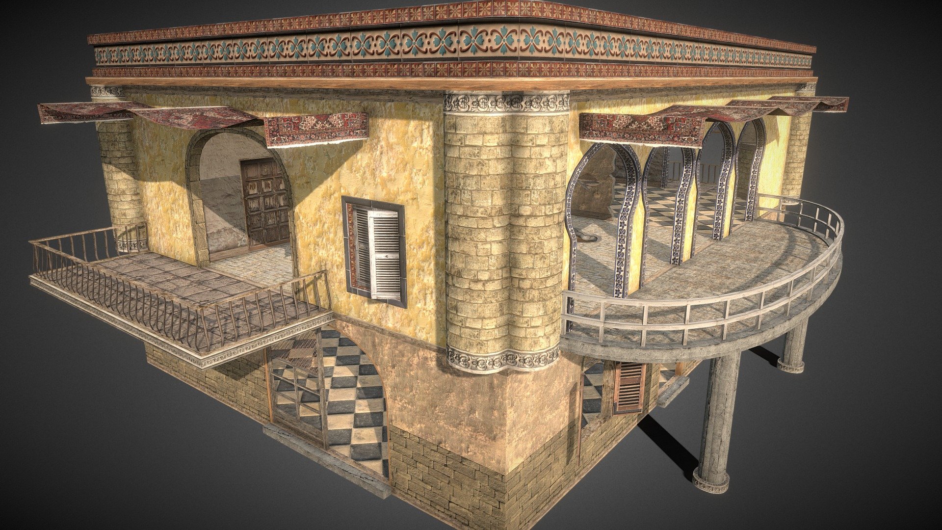 Arabic building - Buy Royalty Free 3D model by IZaRTaX [8fc0452 ...