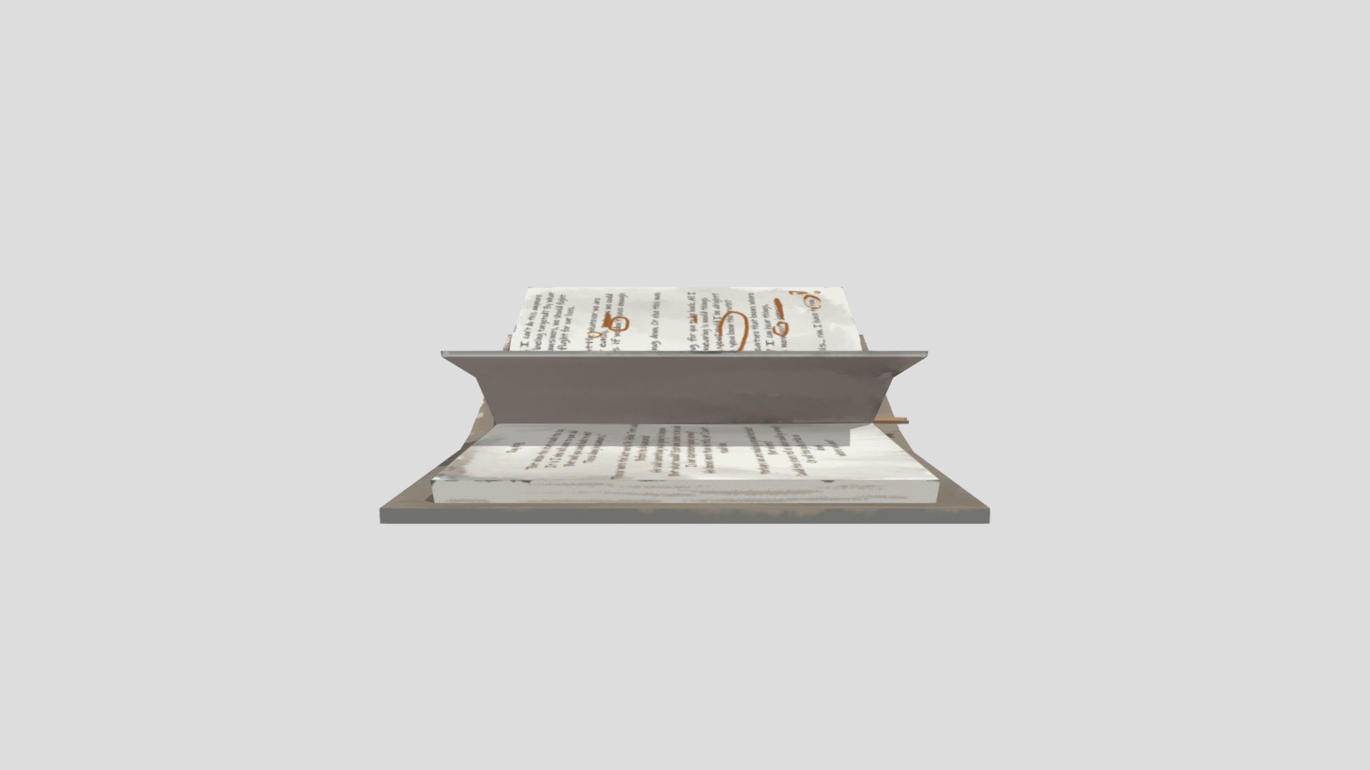 Cursed book - 3D model by mischawille [8fc118b] - Sketchfab