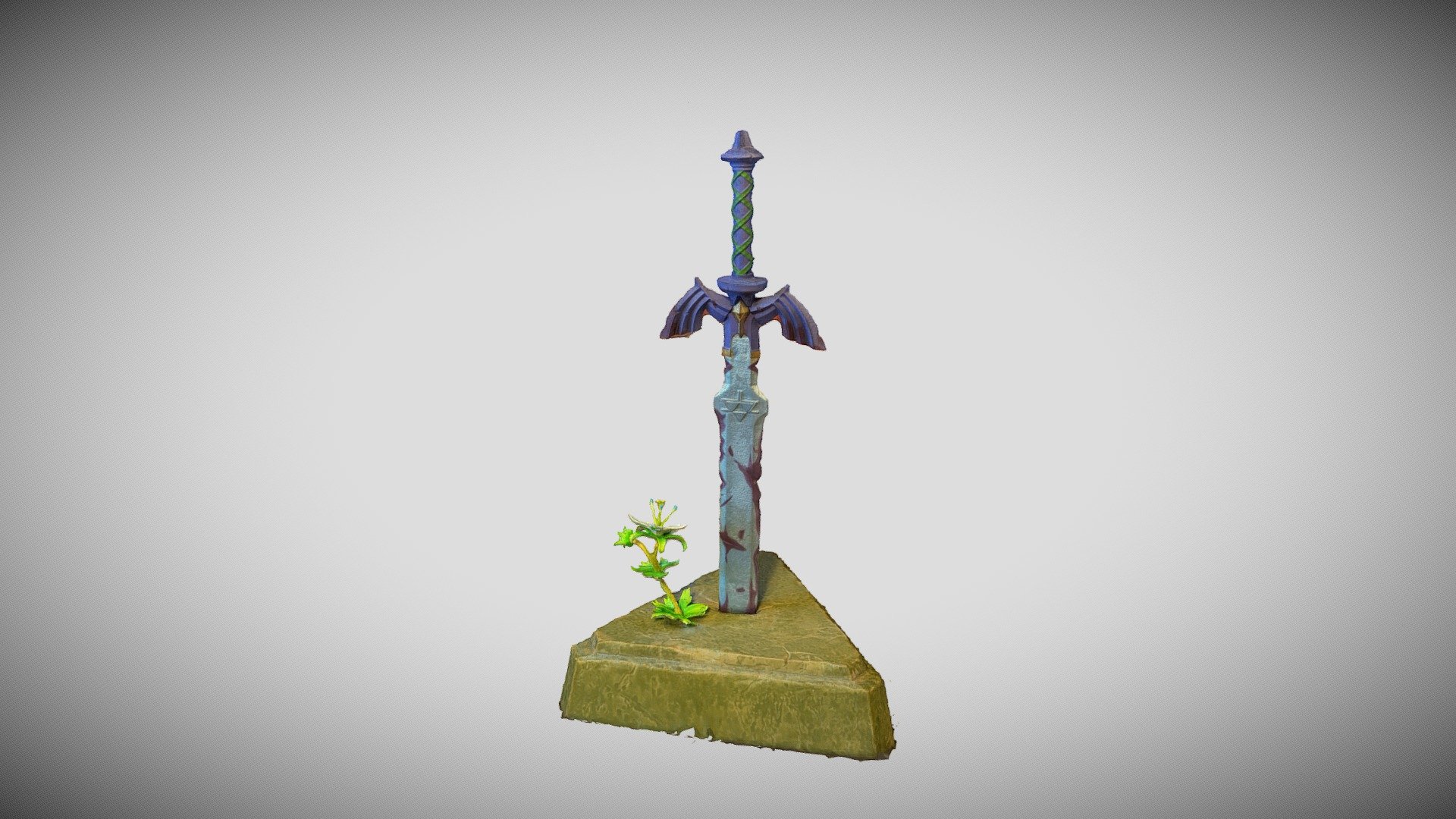 Zelda: BOTW Master Sword - Download Free 3D model by skanskapaul ...