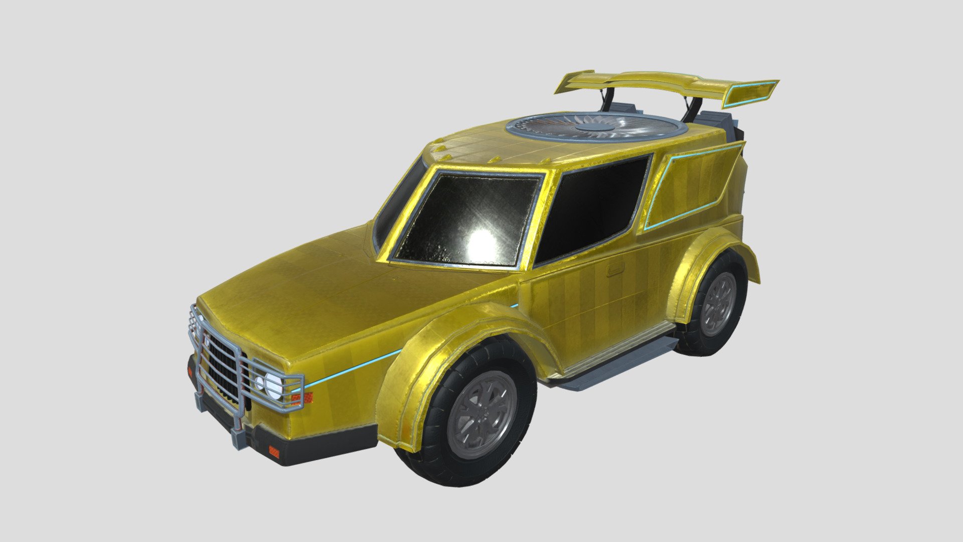 Sci-fi Hybrid Hover-Car - 3D model by Ben Holton (@bholton) [8fc1db3 ...