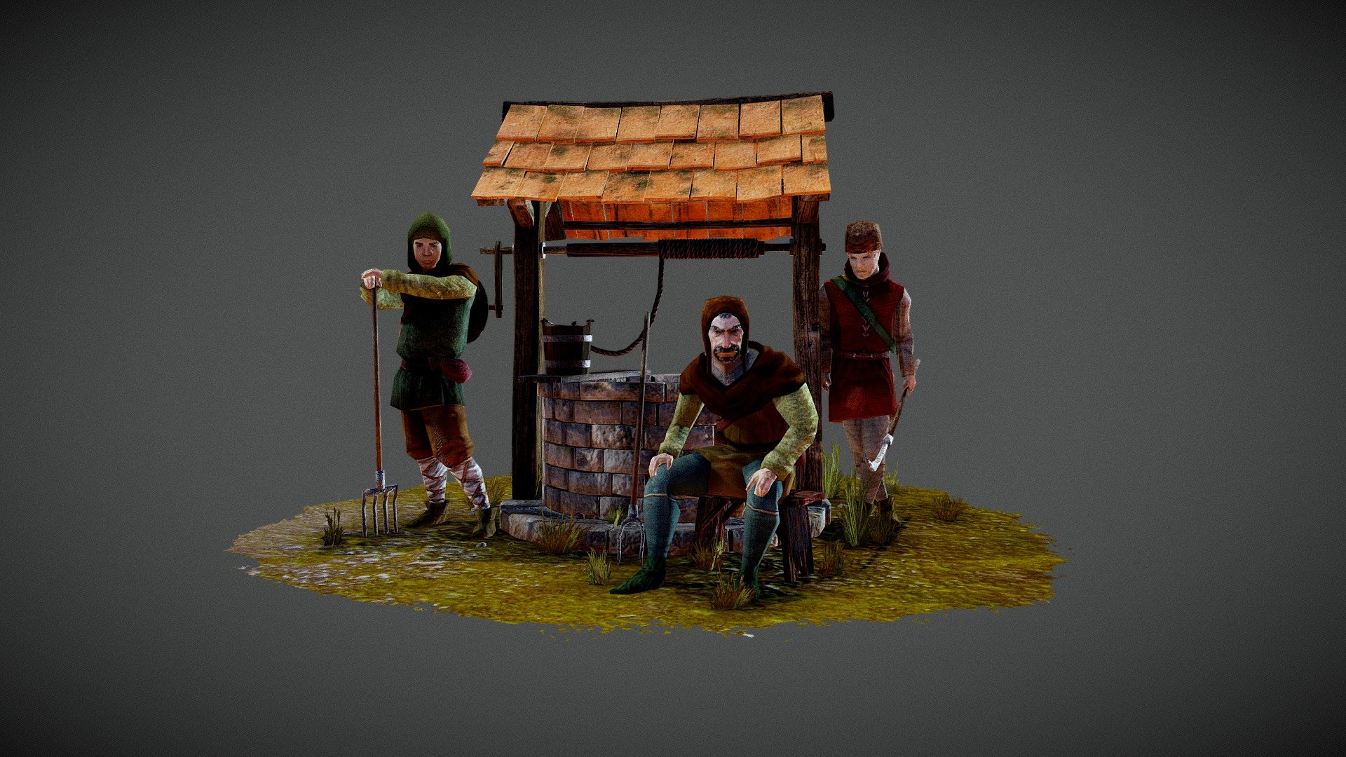Myth Total War Model / Peasant Militia - Download Free 3D model by ...
