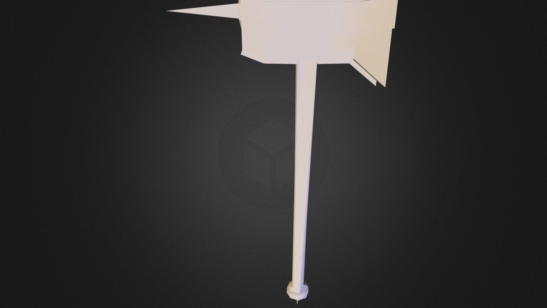 square head mace.3DS - 3D model by mcduncan2 [8fc3b17] - Sketchfab