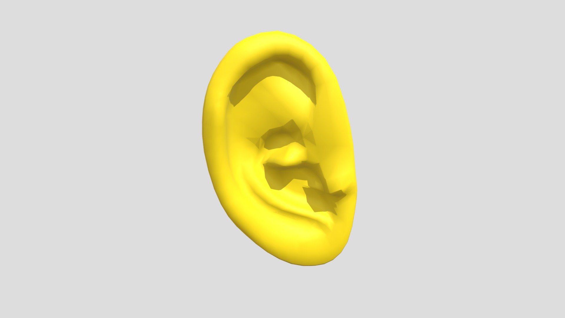 Oreja - Download Free 3D model by Mariana.Monroy.Diaz [8fc3bec] - Sketchfab