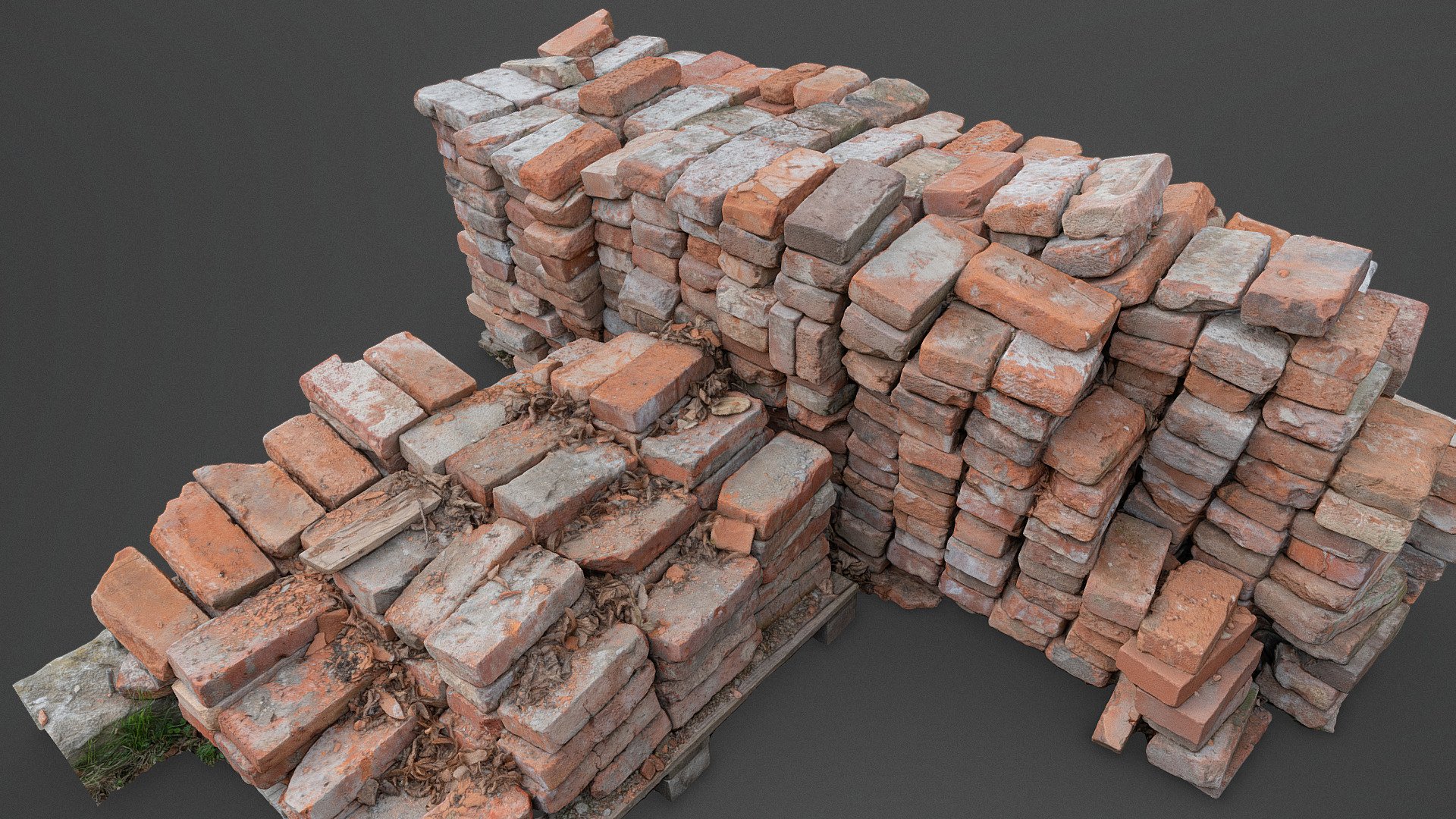 Old bricks stack scan - Buy Royalty Free 3D model by matousekfoto ...
