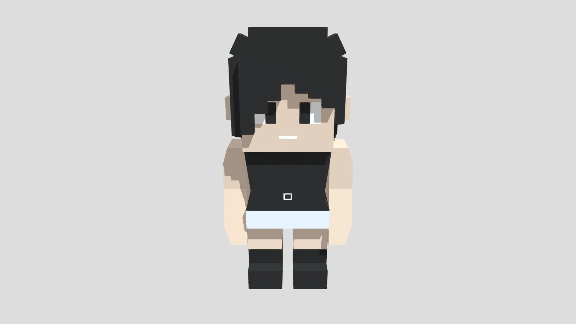 Cube Girl - Download Free 3D model by Vexcells Studio (@vexcells ...