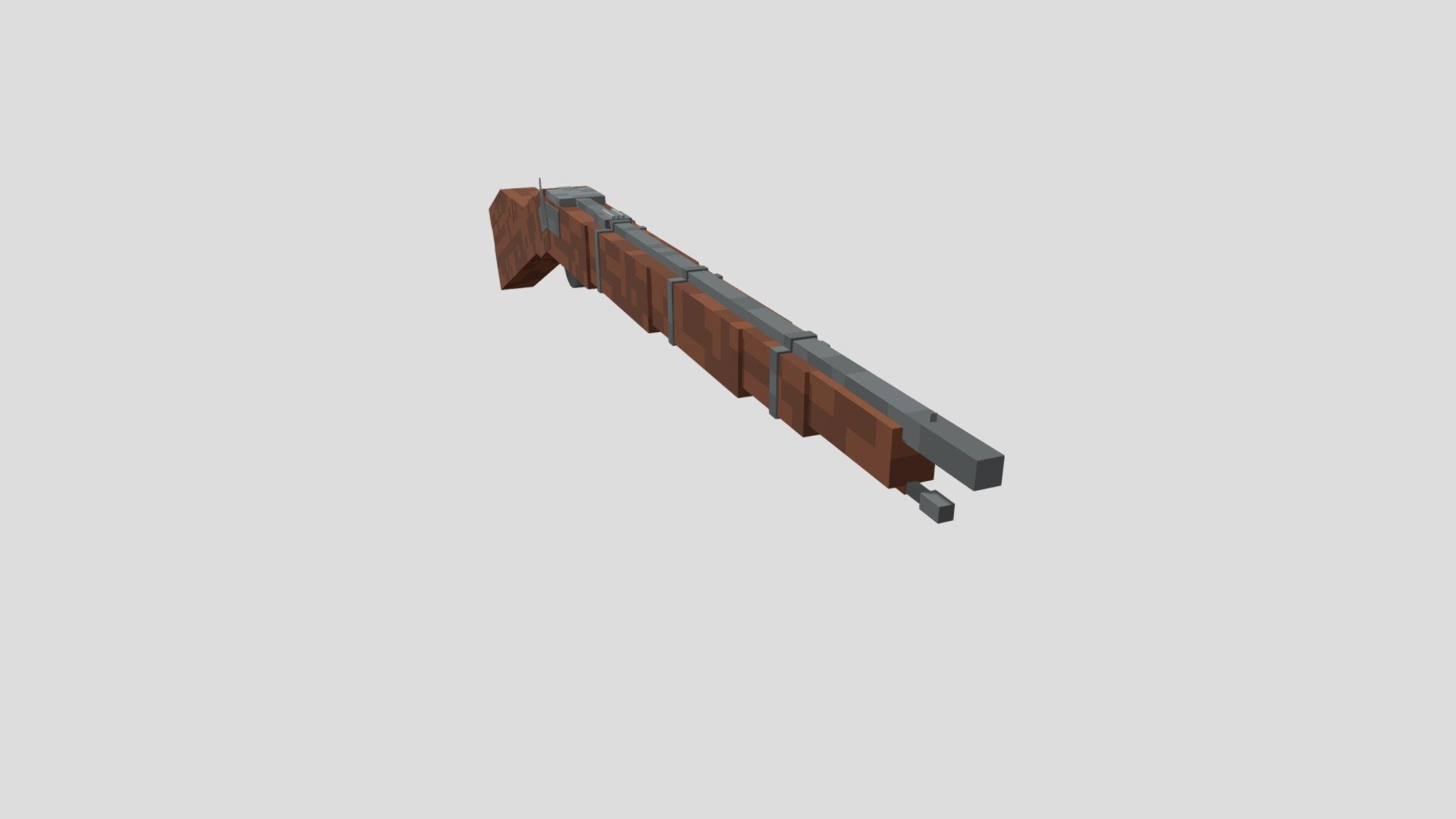 Minecraft Musket - Download Free 3D model by NaC9060 [8fc737c] - Sketchfab