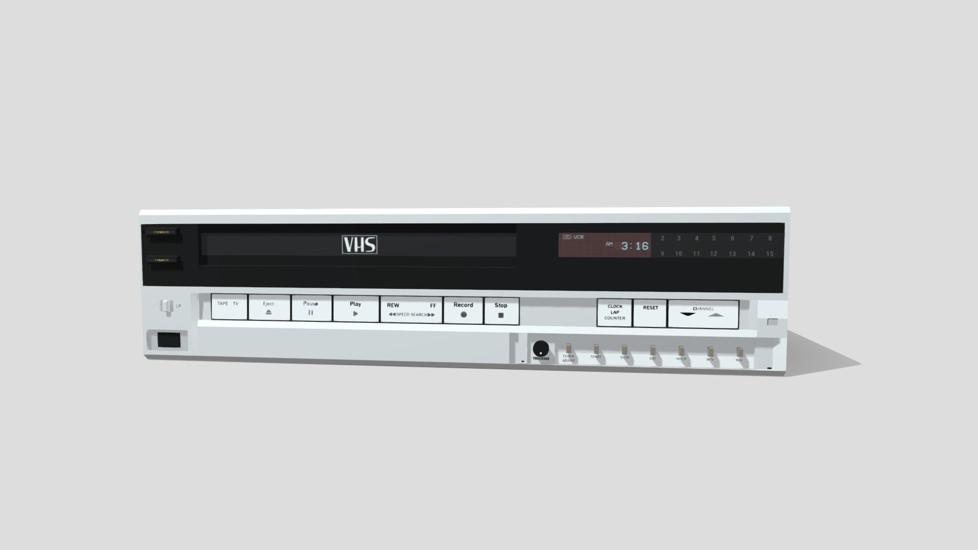 VCR [VHS Player] - UPDATED - Download Free 3D model by Digital.Dream ...