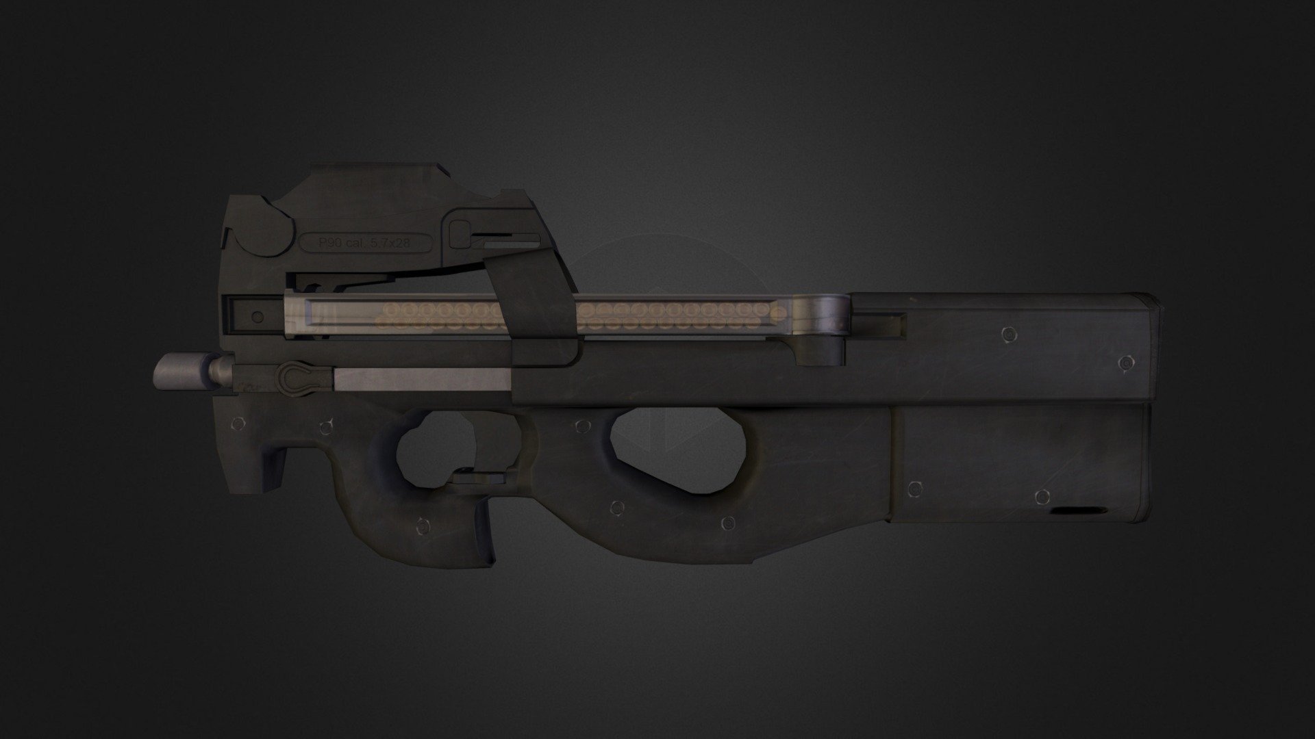 P90 - 3D model by Florian Streck (@pridy) [8fc8690] - Sketchfab