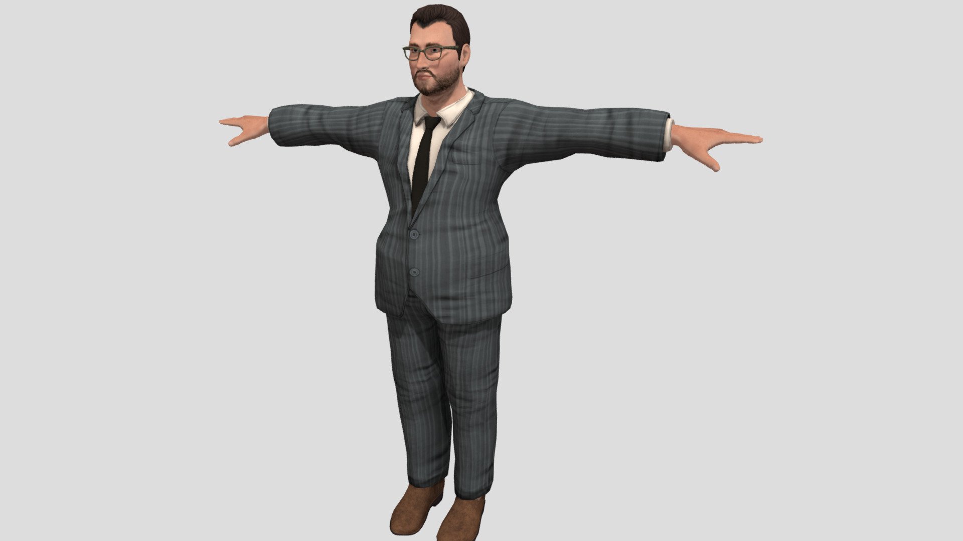 Middle-aged guy in a suit - Download Free 3D model by ustoopia [8fc94bf ...
