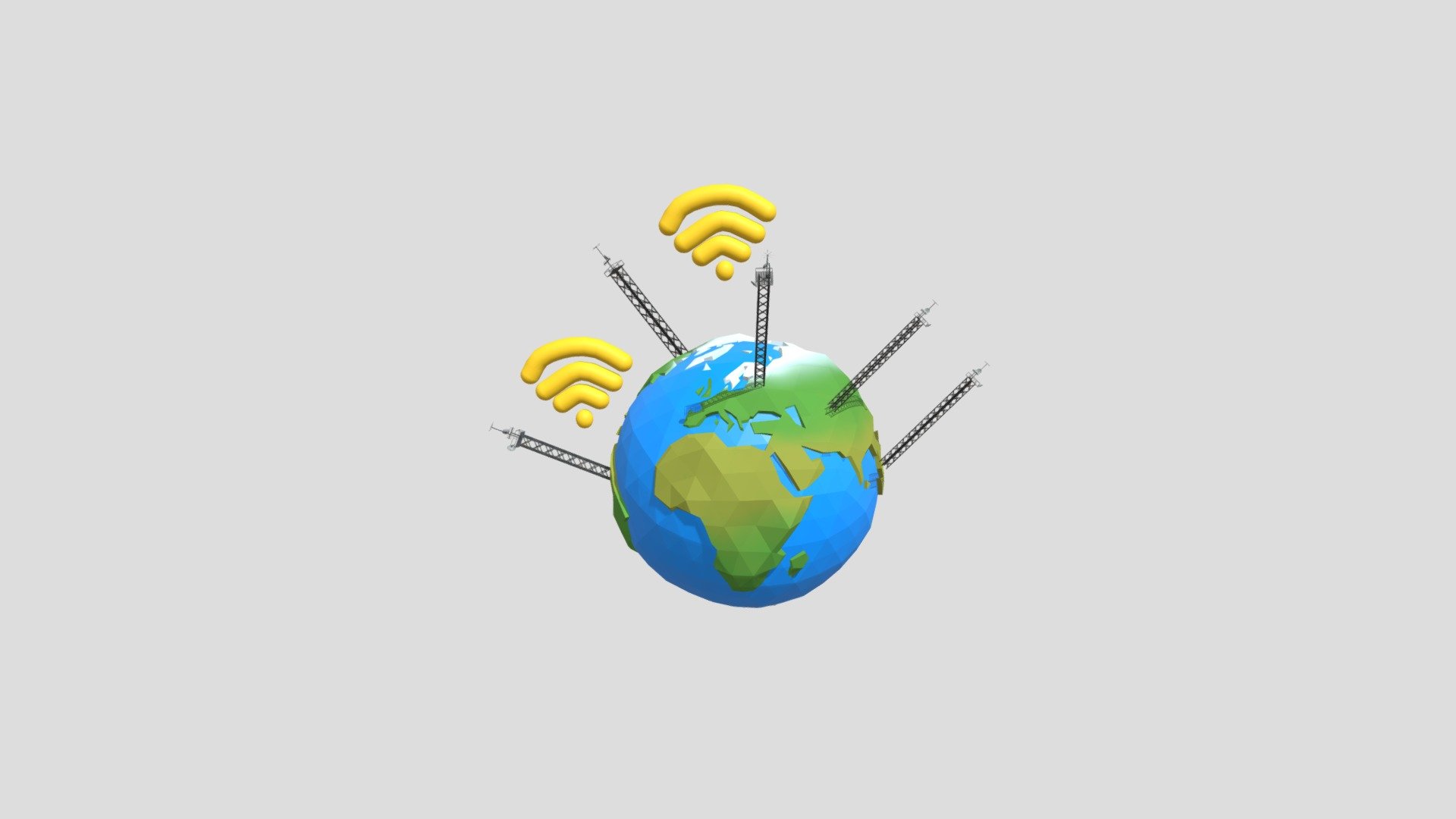 Planeta IoT - 3D model by Juan P Ruiz (@JuanPaRuiz) [8fc9e44] - Sketchfab