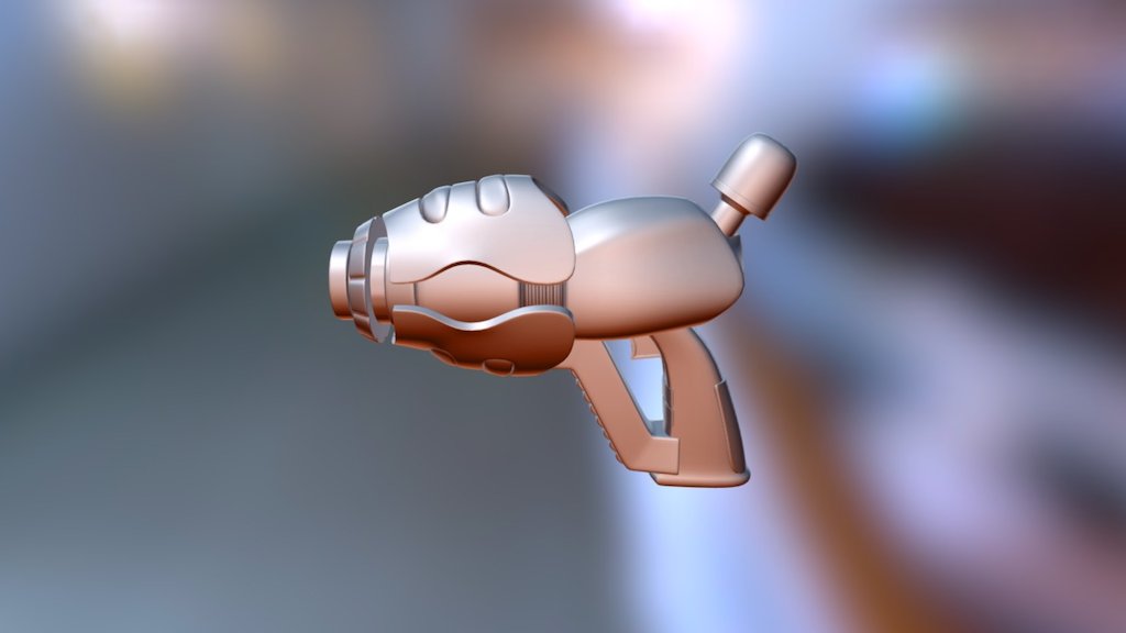 Cartoon Gun - 3D model by Astiksg [8fca59a] - Sketchfab
