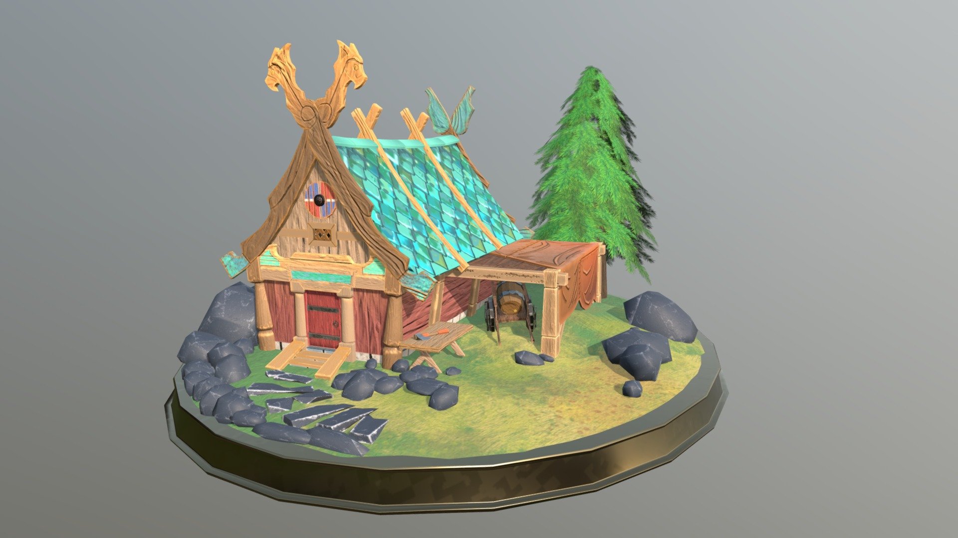 House Environment - 3D model by assyl070 [8fcb058] - Sketchfab
